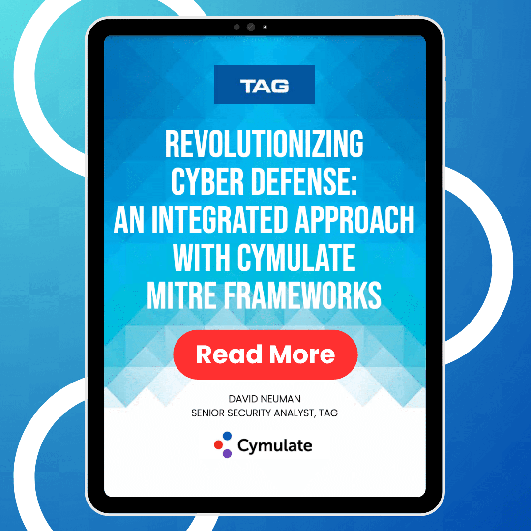 TAG Cyber & Cymulate: Stronger Cyber Defense with MITRE