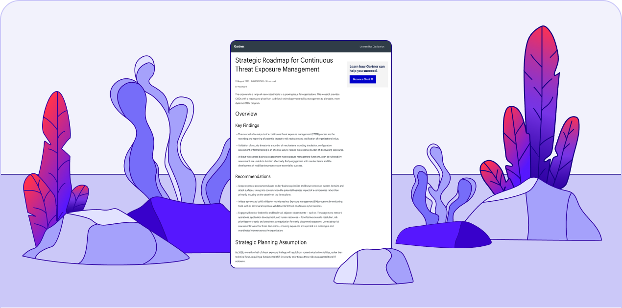 Gartner® Strategic Roadmap for CTEM
